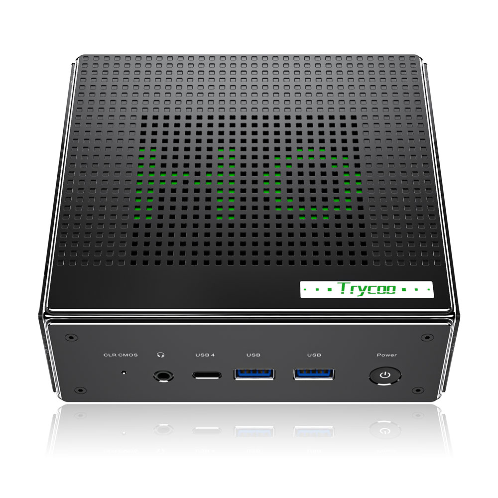 TRYCOO HO4-12450H Mini PC Built-in Intel 12450H process With Silent ...