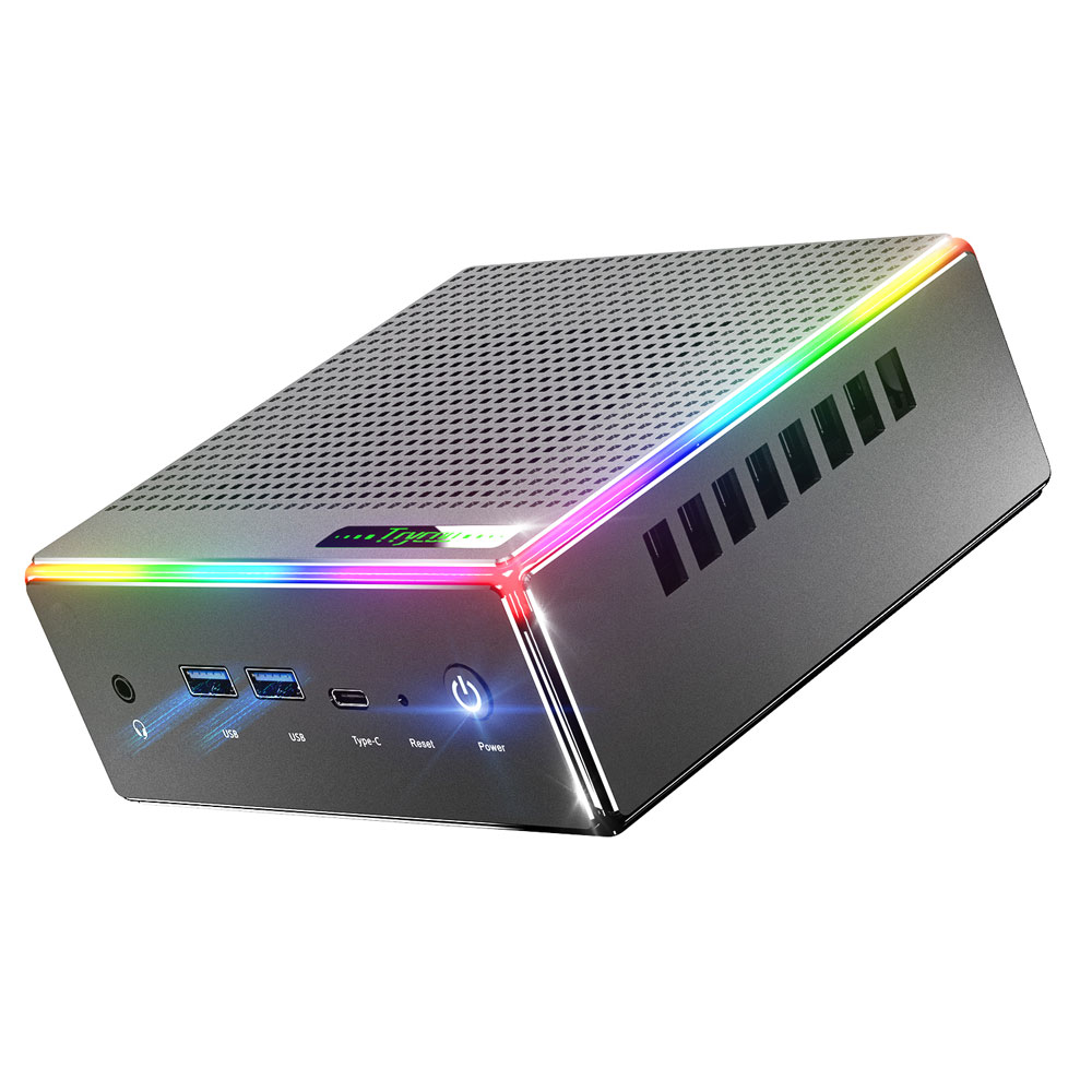 TRYCOO HA-4 7840HS Mini PC Built-in AMD 7840HS process With silent ...